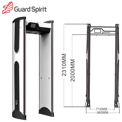 Indicator Outdoor Backup Battery Commercial Metal Detector Door Password Protection
