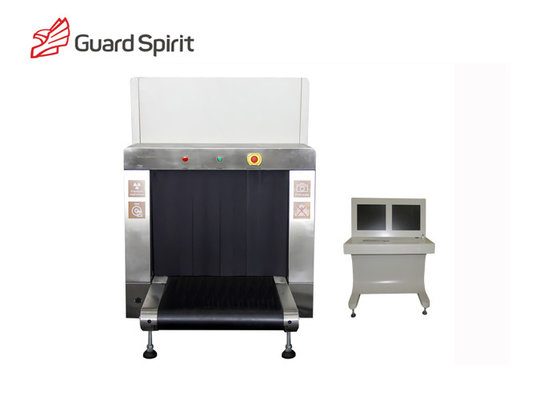 Security Baggage X Ray Luggage Scanner At Airport , Dual Led Screen Detector