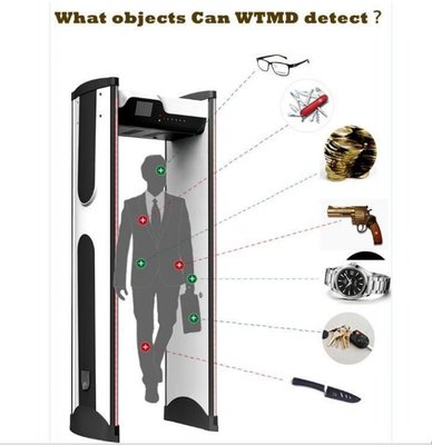 Rapid Installation Portable Walk Through Metal Detector Door Frame With Lcd Screen