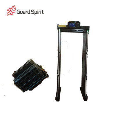 High Sensitivity LCD Screen Walk Through Portable Metal Detector For Security