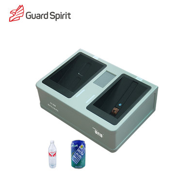 Quick Checking Security Liquid Detector Double Tunnel Desk Type For Subway