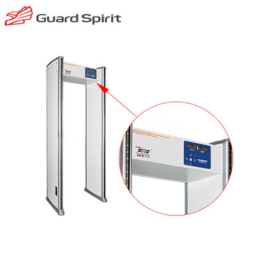 Full Body 6 Zones Security Walk Through Gate , 255 Degree Sensitivity Level