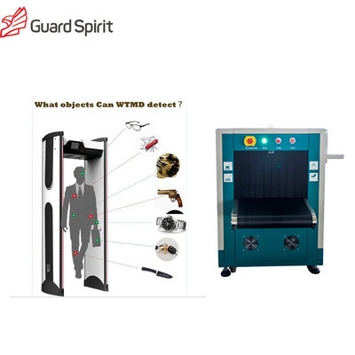 Intelligent IP65 Waterproof Walkthrough Metal Detector With Backup Battery