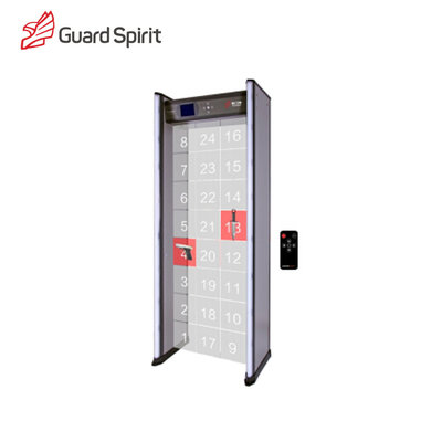 8 /24 Zones  Door Frame Body Scanner Metal Detector With 5.7 Inch LCD Display - Guard Spirit