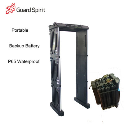 Adjustable High Sensitivity Full Body Scanner / Security Metal Detector Gate ROHS / FCC For School