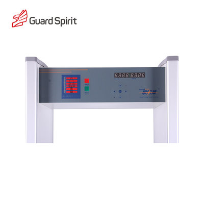 cheap price 6 zones walk through metal detector , security metal detctor with 6 LED Strips alarm
