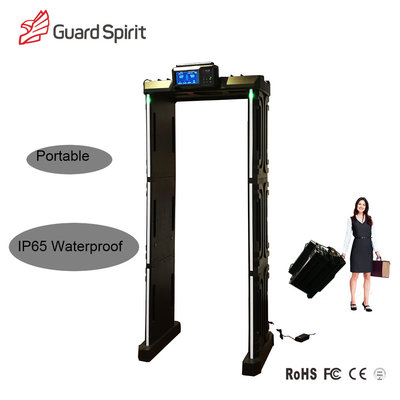 Portable Black Walk Through X Ray Machine Security Checking For Airport