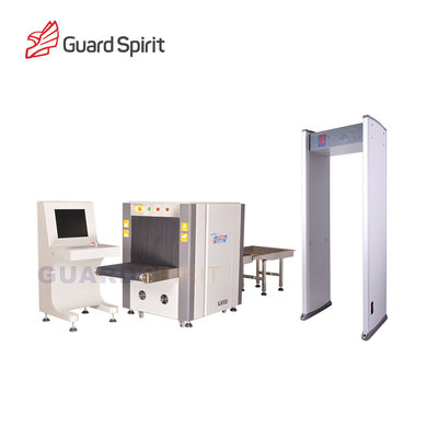 High Penetration Dual View X Ray Machine For Baggage / Hotel Luggage Scanning Machine