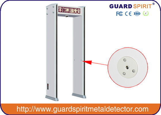 LED Display Walk Thru Metal Detectors With Camera , Walk Through X Ray Machine