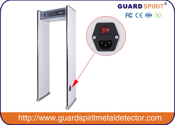 6 Zones High sensitivity Walk Through Metal Detector Sound alarm 50 / 60HZ