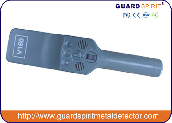 Anti Sliding  Security Hand Held Metal Detectors For Airport , 9V Ni-MH Batteries