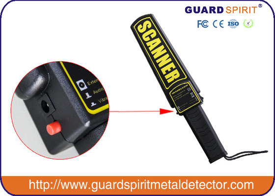 Rechargeable Hand Held Metal Detector For Security Guards / Factory