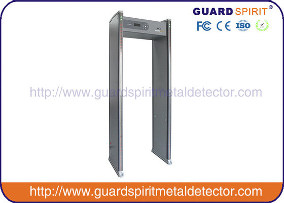 12 Zones Full Body Metal Detectors Walk Through , lcd Display Screening