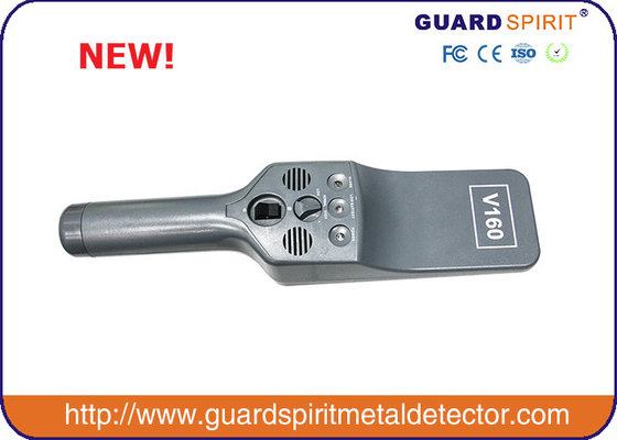 Police Use Hand Held Metal Detector , Portable Hand Metal Scanner For Security Checking
