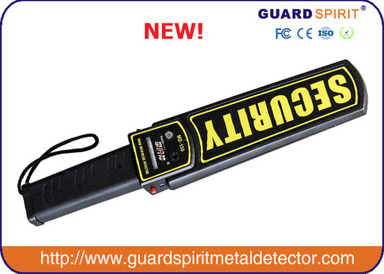 LED Lights Alarm Full Body Scanner / Mini Portable Hand Held Metal Detector For Security