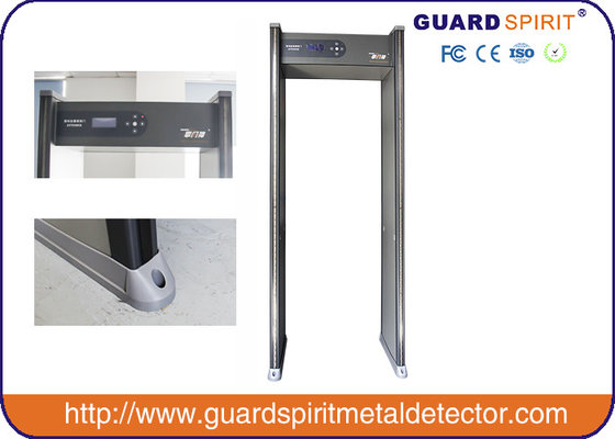 LCD Display walk through security scanners , xyt2101s pass through metal detector safety