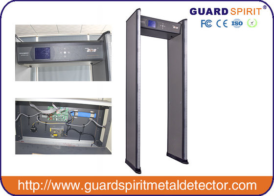 Multi Zone Archway Metal Detector Walk Through / Door Frame Metal Checkpoint Gate
