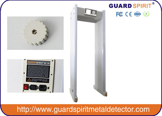 Waterproof Lcd Screen High Sensitive Metal Detector Walk Through With 18/24 Detecting Zones