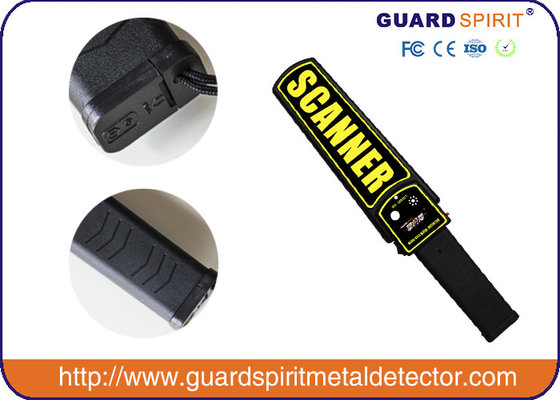 Rechargeable Handheld Metal Scanner , Portable Hand Held Metal Detector