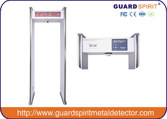 High Sensitivity Door Frame Metal Detector / Walk Through Security Gates With CCTV Camera