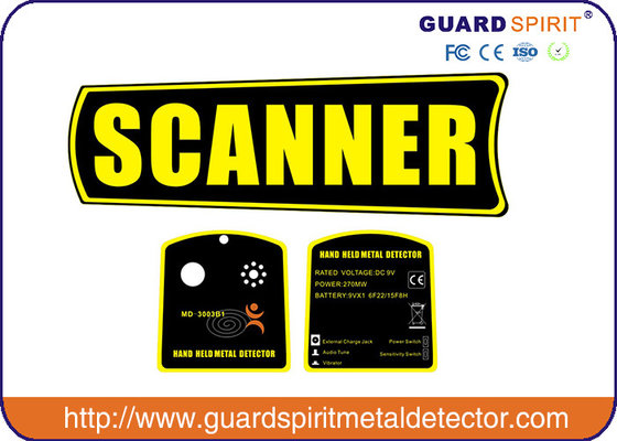 High Sensitivity Portable Full Body Scanner , Hand Metal Setector For Safety-Checking