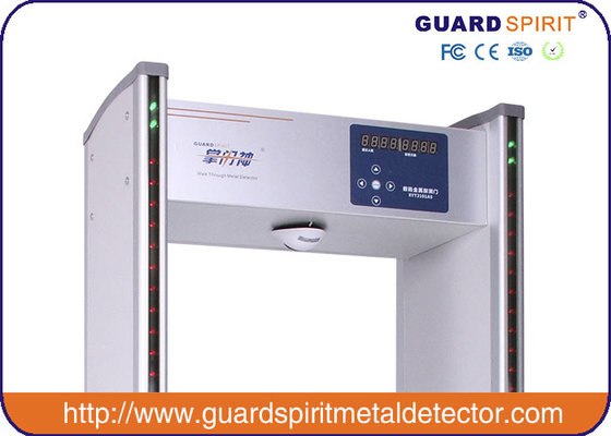 High Sensitivity CCTV Camera Deep Search Walk Through Metal Detector , Archway Metal Detector For Security