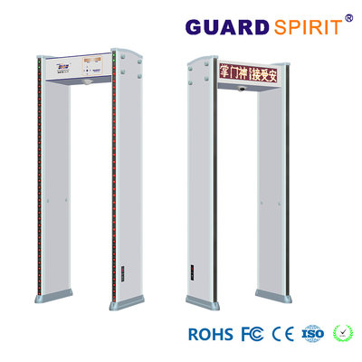 Led Visual Audible Alarm Airport Security Machines , Arch Metal Detector Camera Pictures Record