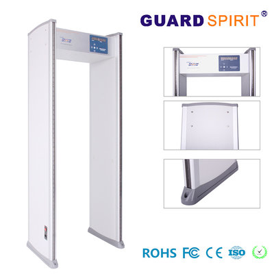 Gate Coin Detection Walk Through Metal Detector Body Scanner With Passing Counter