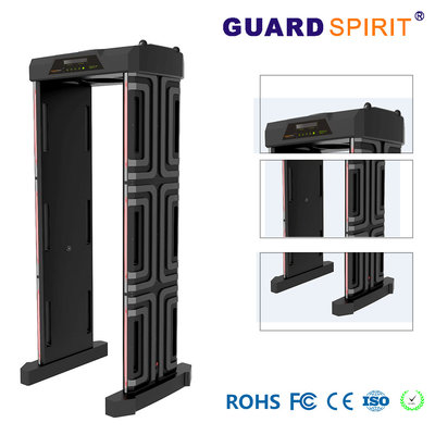 Intelligent Alarm school Portable Metal Detector , Super Anti Interference security check gate