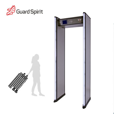 24 Zone Waterproof Metal Detector Gate / Airport Security Body Scanner With High Sensitivity