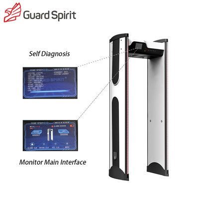 PC Network Connecting 18 zones Walk Through Metal Detector With 9.2 Inch LCD