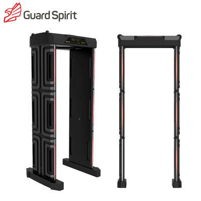 LCD / LED Screen Portable Metal Detector Door Frame , airport security metal detectors