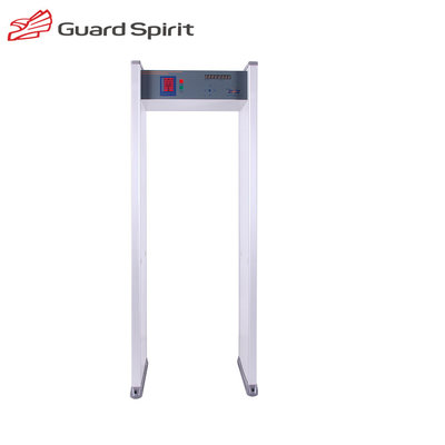 LED waterproof Security Walk Through Metal Detector Gate / Multi Zone DSP