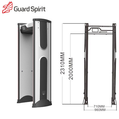 Intelligent Alarm Portable Metal Detector Archway Controller Setting Outdoor Use