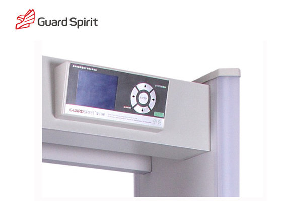 Door Frame Mobile Walk Through Security Scanners With Mini Wheel And Network