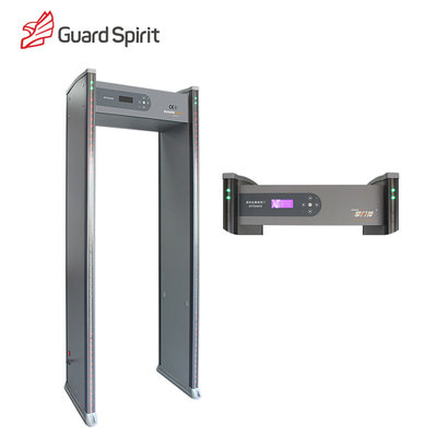 33 Zones Walk Through Metal Detector With LCD Screen High Sensitivity Airport Security System
