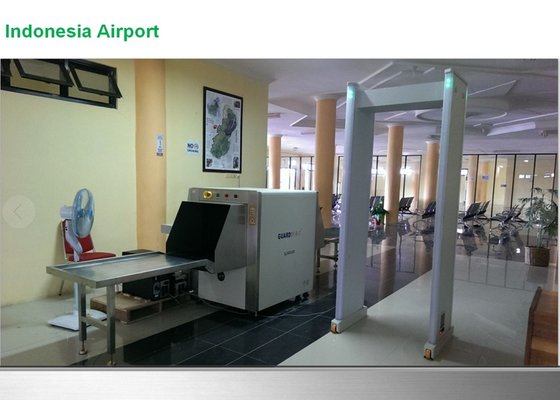 Airports Door Frame Metal Detector , XYT2101B Grey Arched Metal Detector