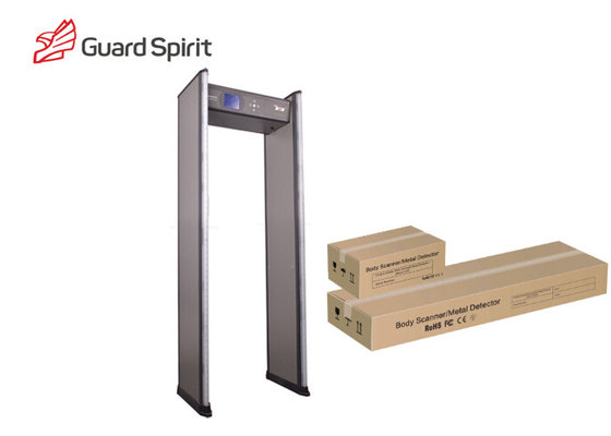 8 /24 Zones  Door Frame Body Scanner Metal Detector With 5.7 Inch LCD Display - Guard Spirit