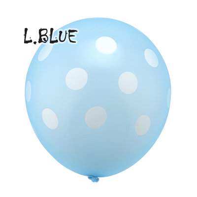 china wholesale different shapes latex printed balloons polk dot  printing latex balloons
