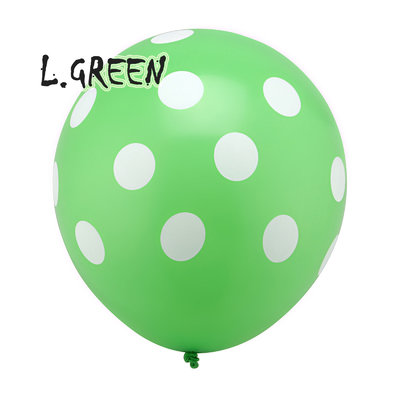 china wholesale different shapes latex printed balloons polk dot  printing latex balloons