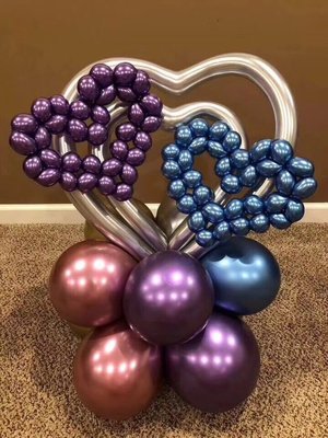matellic  latex  balloon  12inch