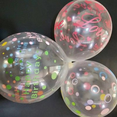 2019 transparant balloon  personizle latex balloon hot  sell printed latex balloon
