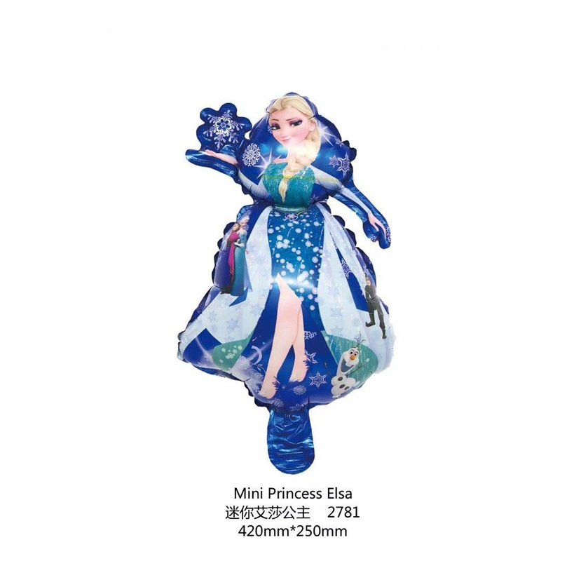 Toys Cartoon Princess Foil Balloons for Birthday decorations kids Party Supplies
