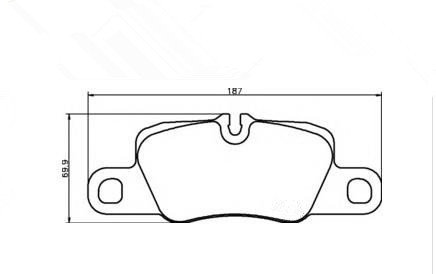 Low Dust Auto Brake Pads With Semi - Metal / Non - Asbestos / Ceramic Material supplier