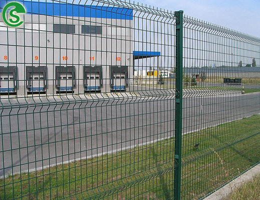 Factory price powder coated 6ft welded wire mesh fence for sale