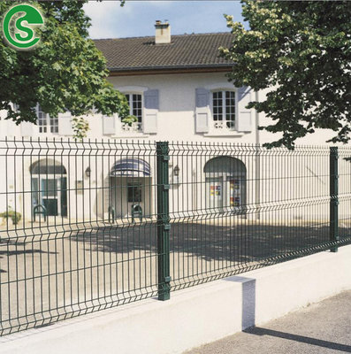 China manufacture high quality peach post welded wire mesh nylofor 3d fence