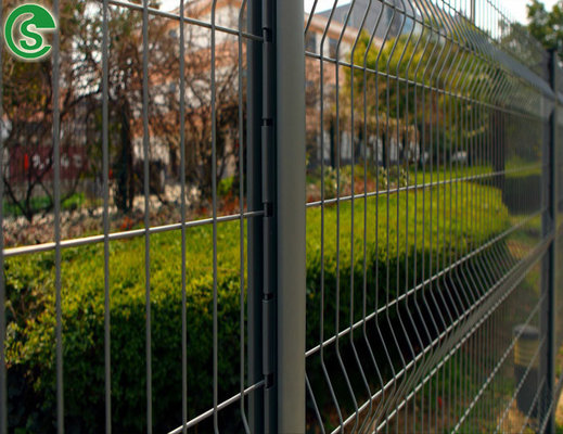 Best price hot dip galvanized plastic coated nylofor 3d white wire mesh fence