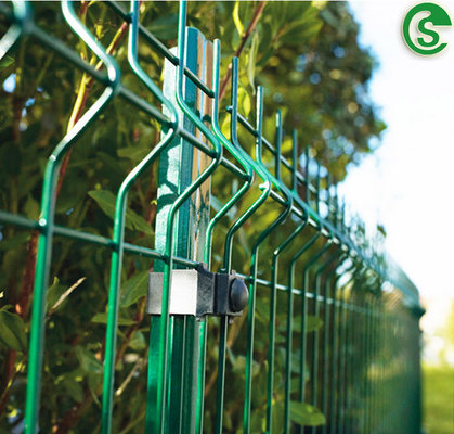 Best price hot dip galvanized plastic coated nylofor 3d white wire mesh fence