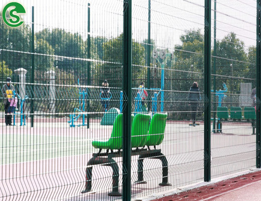 Playground / Sports field Green color Ornamental Welded Wire Mesh Fence Edging(guangzhou)