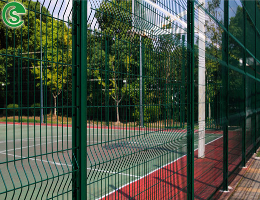 Playground / Sports field Green color Ornamental Welded Wire Mesh Fence Edging(guangzhou)
